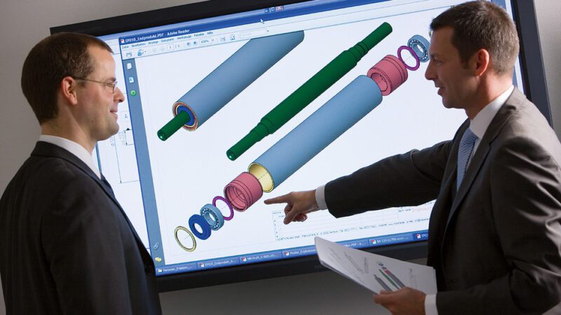 Aluminum web guide rollers | INOMETA