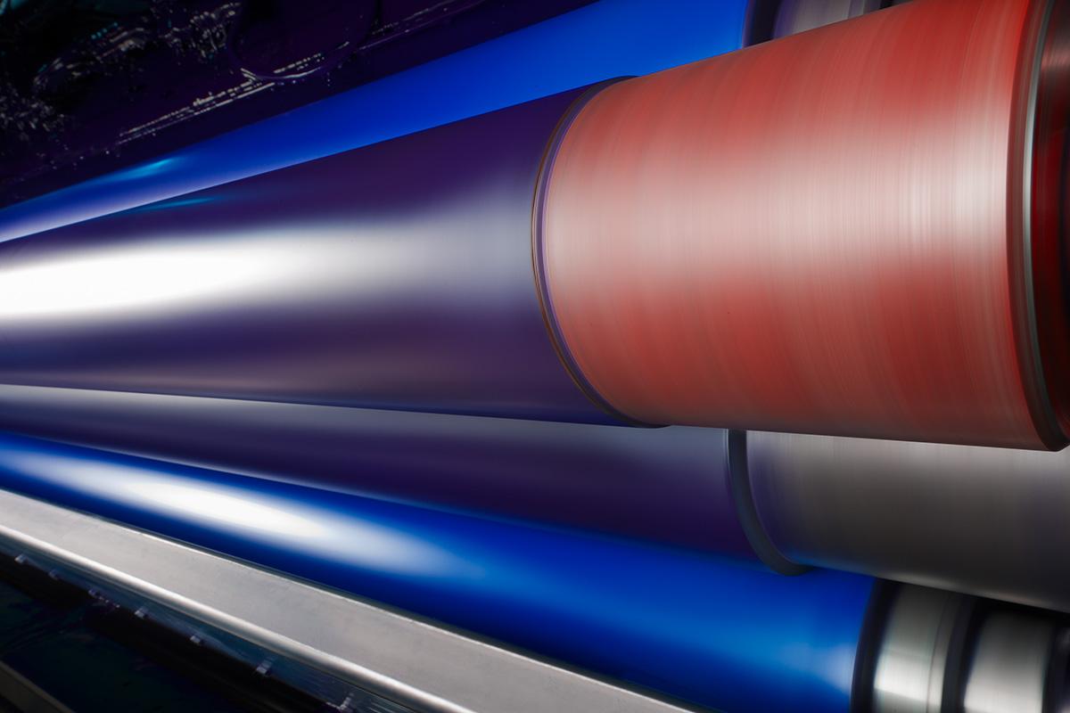 Roller covering by INOMETA | highest quality & precision