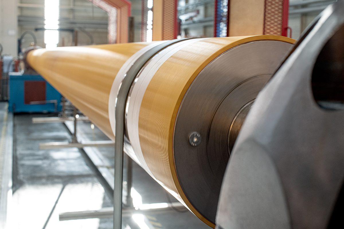 Roller covering by INOMETA | highest quality & precision