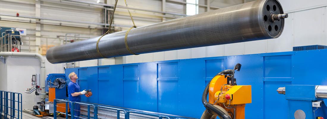 Roller covering by INOMETA | highest quality & precision